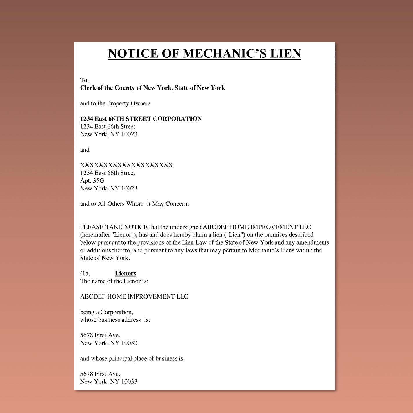 Mechanic’s Lien Lawyer in NY - Vacating NY Mechanic’s Liens